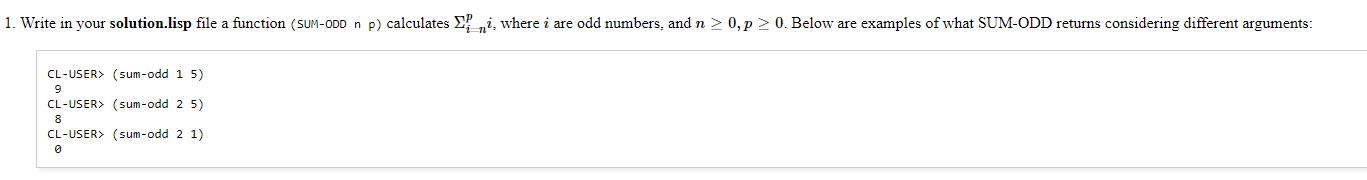 Language Is Lisp Please Do Not Use Other Chegg
