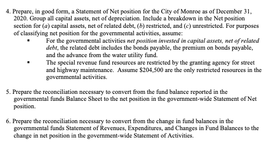 Chapter 8 - Government-wide Statements 8-C. Assemble | Chegg.com