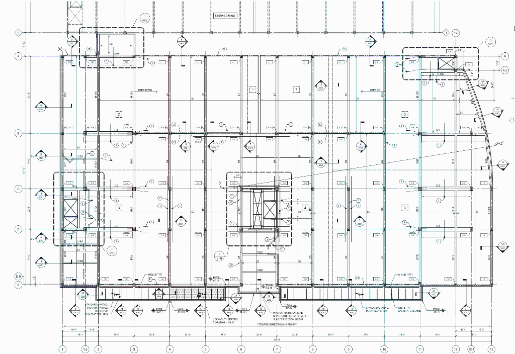Solved O O Description: Find all slab types on sheet “S103”. | Chegg.com