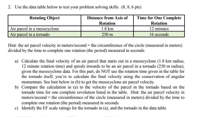 Solved 2. Use the data table below to test your problem | Chegg.com Solved 2. Use the data table below to test your problem | Chegg.com