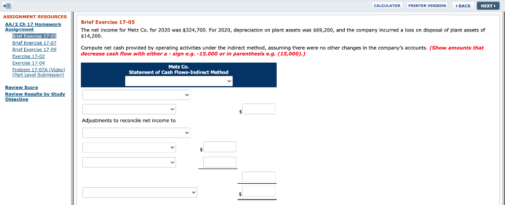 Solved B Calculator Printer Version 4 Back Next Assignment 7018