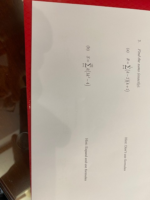 Solved (c) 7 = 1-2+2-3+3.4+4.5+...+1000 1001 Hint: Use #1(b) | Chegg.com
