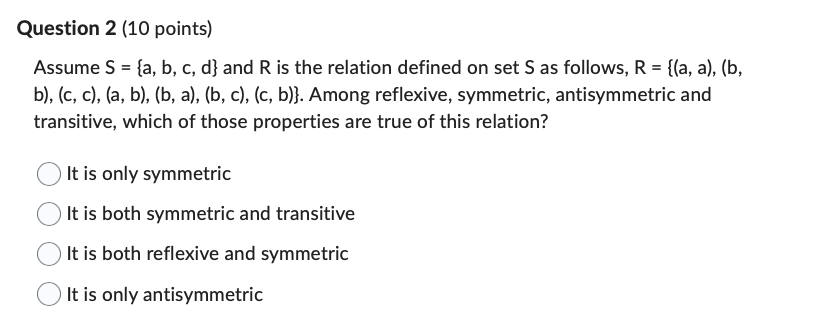 Solved Assume S={1,2,3,4,5,6}. Given the equivalence | Chegg.com