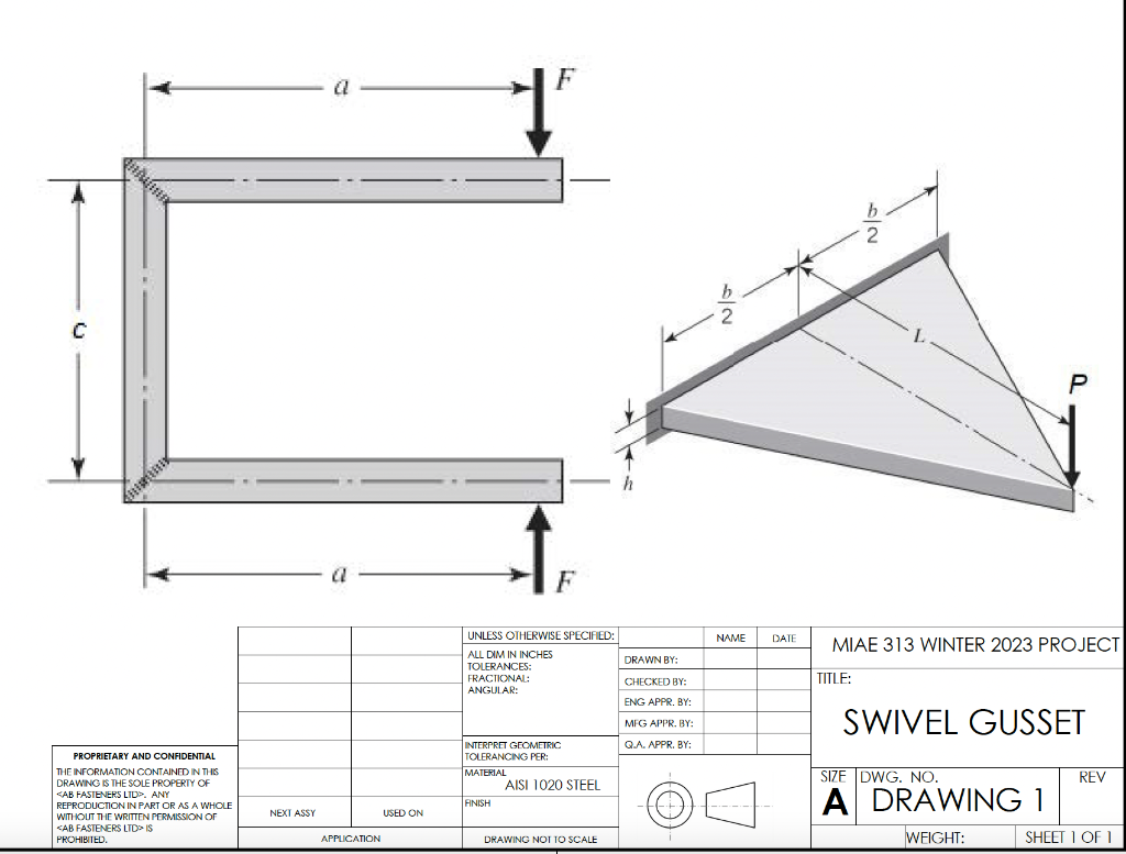 The triangular swivel gusset is to be fixed on the | Chegg.com