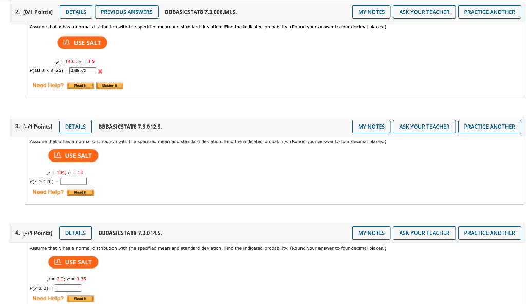 Solved 2. [0/1 Points) DETAILS PREVIOUS ANSWERS BBBASICSTAT8 | Chegg.com