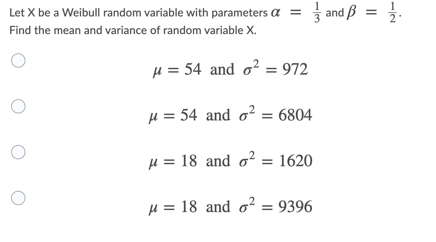 Solved 1 3 Let X Be A Weibull Random Variable With 
