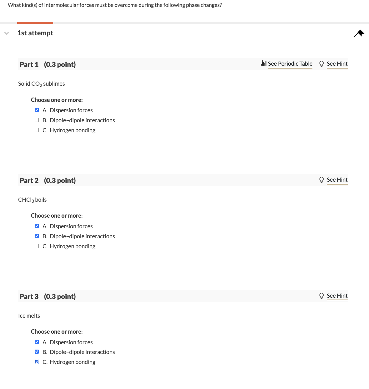 Solved 1st attemptPart 1 (0.3 ﻿point)Solid | Chegg.com
