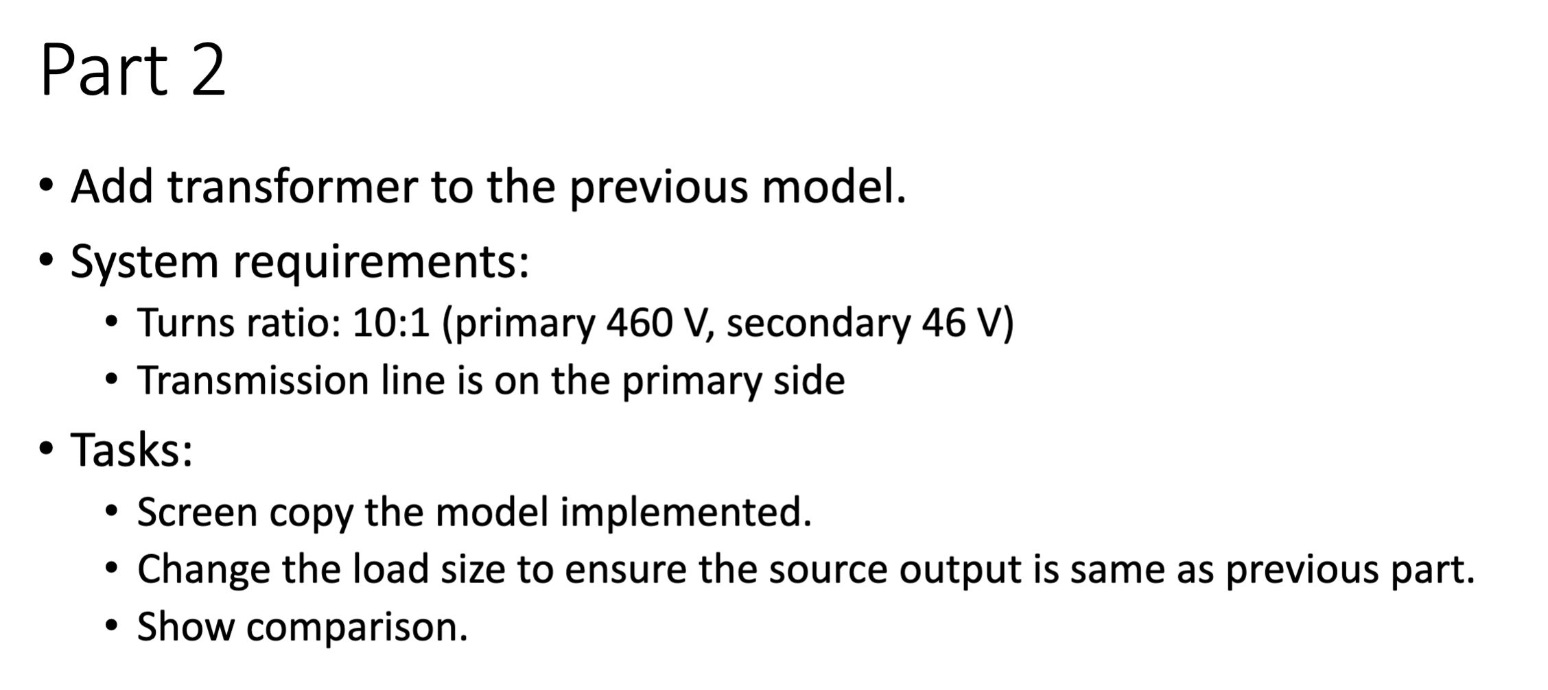Solved Part 1 • In MATLAB/Simulink, use blocks from SimScape | Chegg.com
