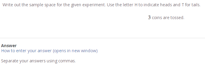 Solved Write out the sample space for the given experiment. | Chegg.com