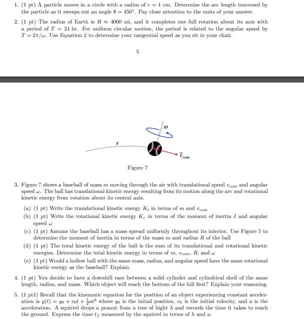 [Solved]: A particle moves in a circle with a radius of r