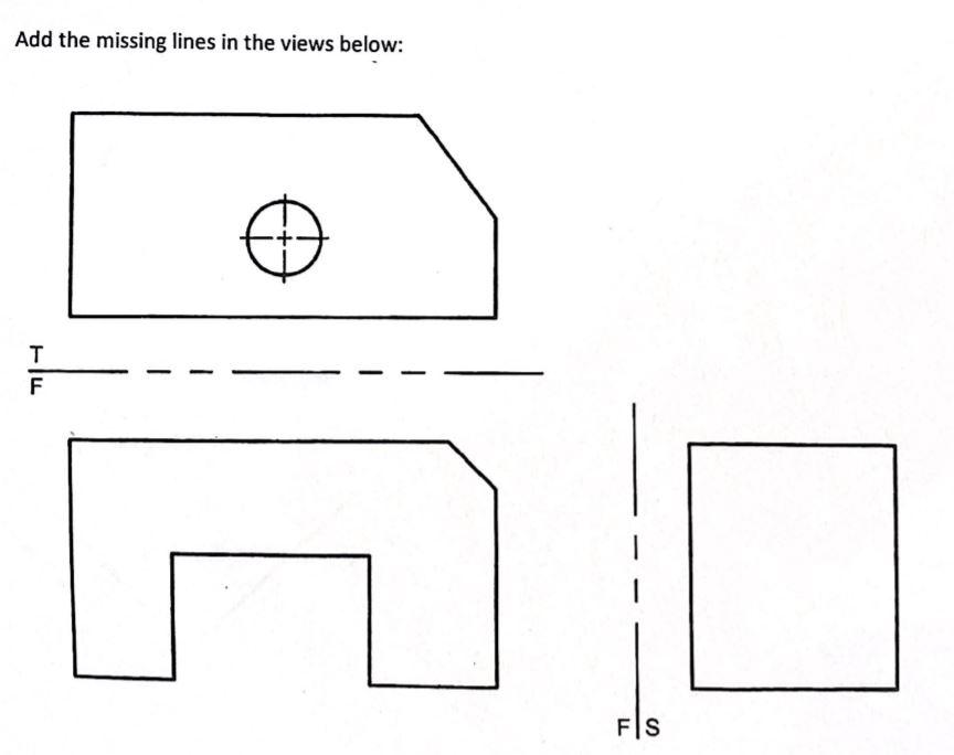 Solved Add the missing lines in the views below: EL FIS | Chegg.com