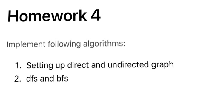 Solved Homework 4 Implement following algorithms: 1. Setting | Chegg.com