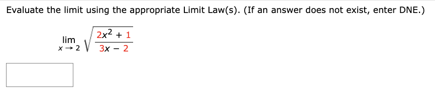 Solved Evaluate the limit using the appropriate Limit | Chegg.com