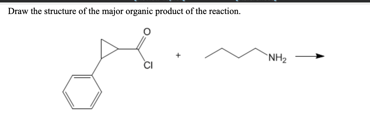 Solved Draw the structure of the major organic product of | Chegg.com