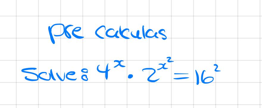 Solved pre caculas Salve: 4 x 2 x ² = 16² X | Chegg.com