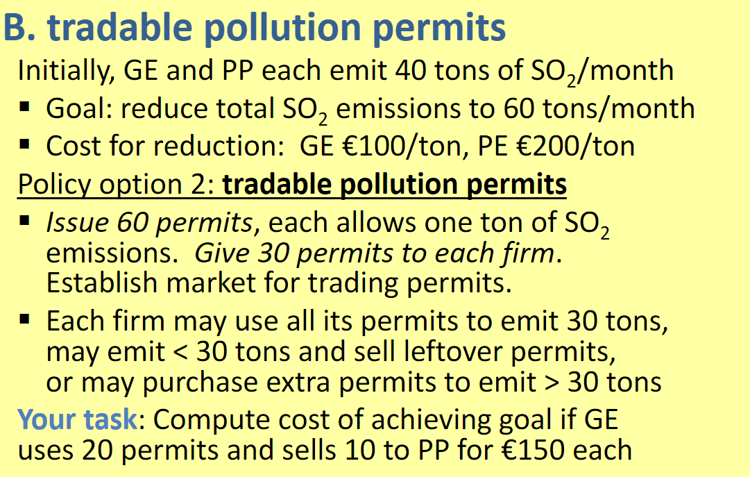 Solved B. ﻿tradable pollution permitsInitially, GE and PP | Chegg.com