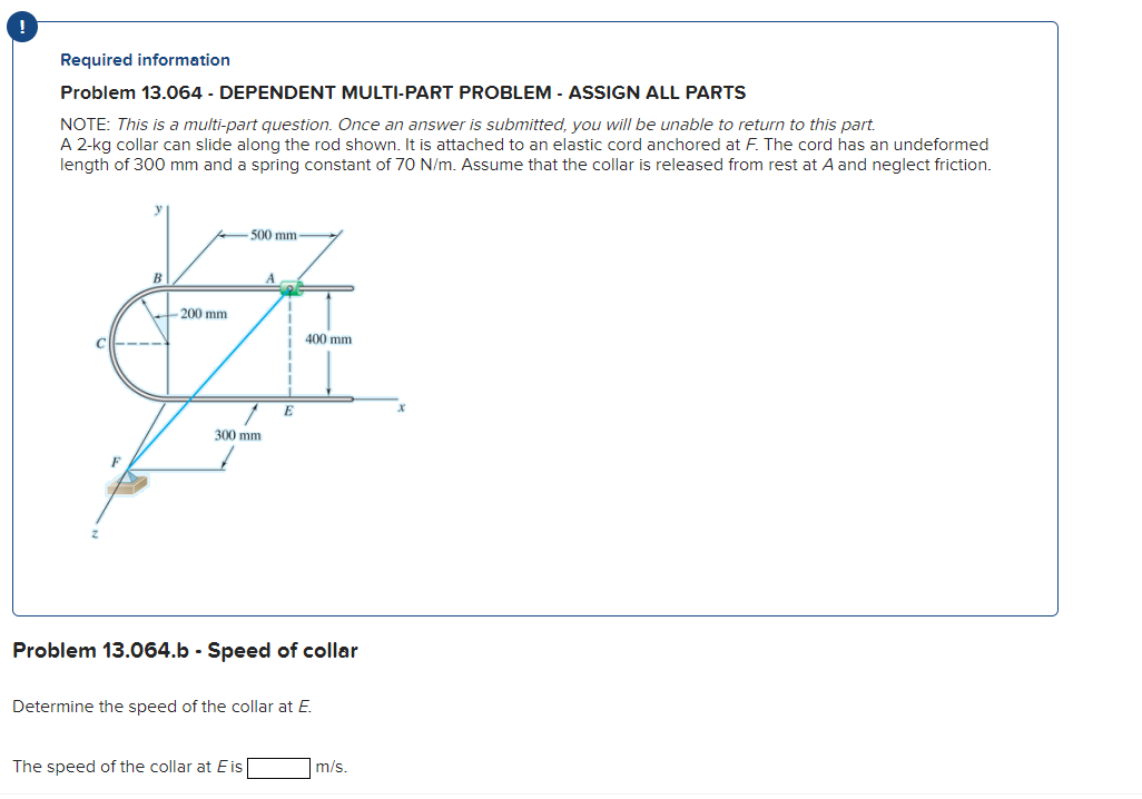 Solved Required information Problem 13.064 - DEPENDENT | Chegg.com
