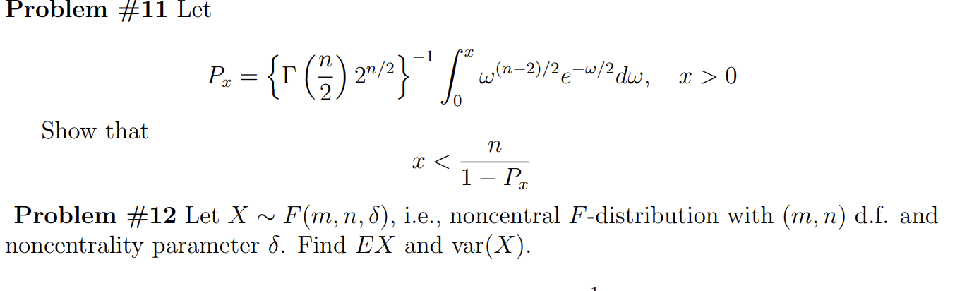 Solved Problem \#11 Let | Chegg.com