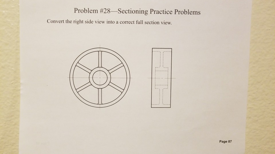 Solved Problem #28-Sectioning Practice Problems Convert the | Chegg.com