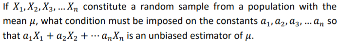Solved If X1, X2, X3, ... Xn constitute a random sample from | Chegg.com
