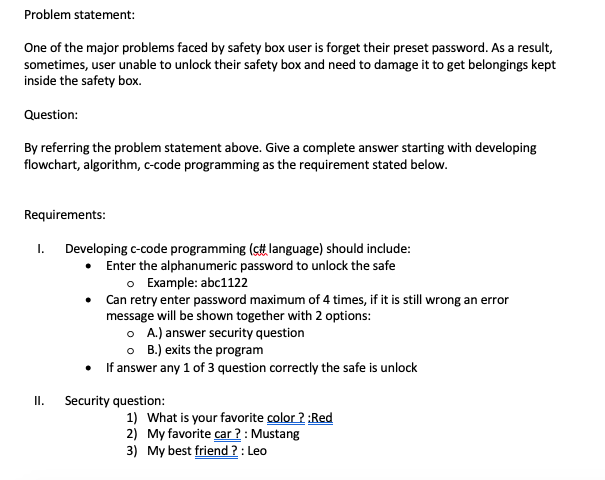 Solved Problem statement: One of the major problems faced by | Chegg.com