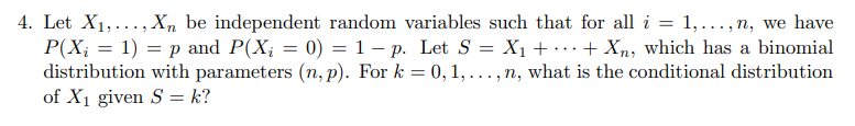 Solved 4. Let X1,…,Xn be independent random variables such | Chegg.com