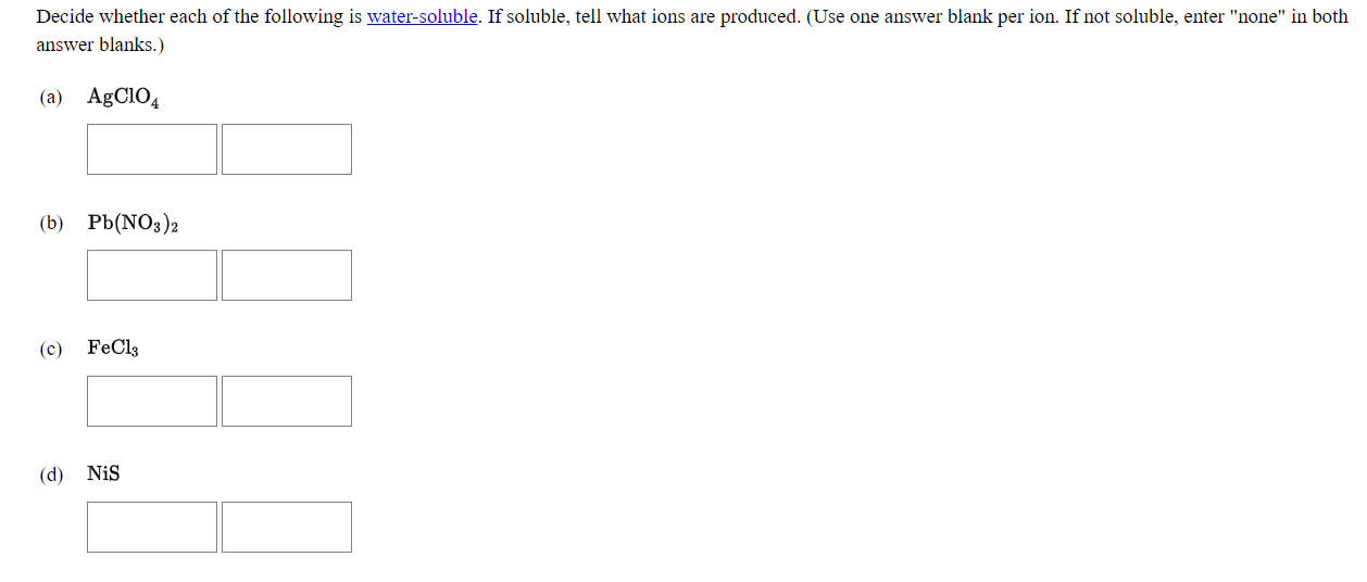 Solved Decide whether each of the following is | Chegg.com
