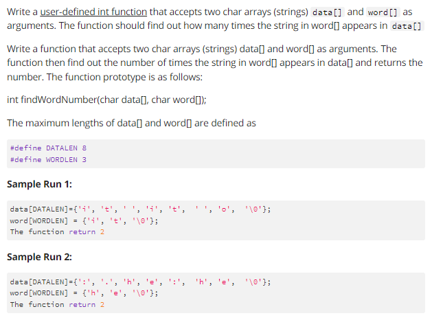 Solved Write a user-defined int function that accepts two | Chegg.com
