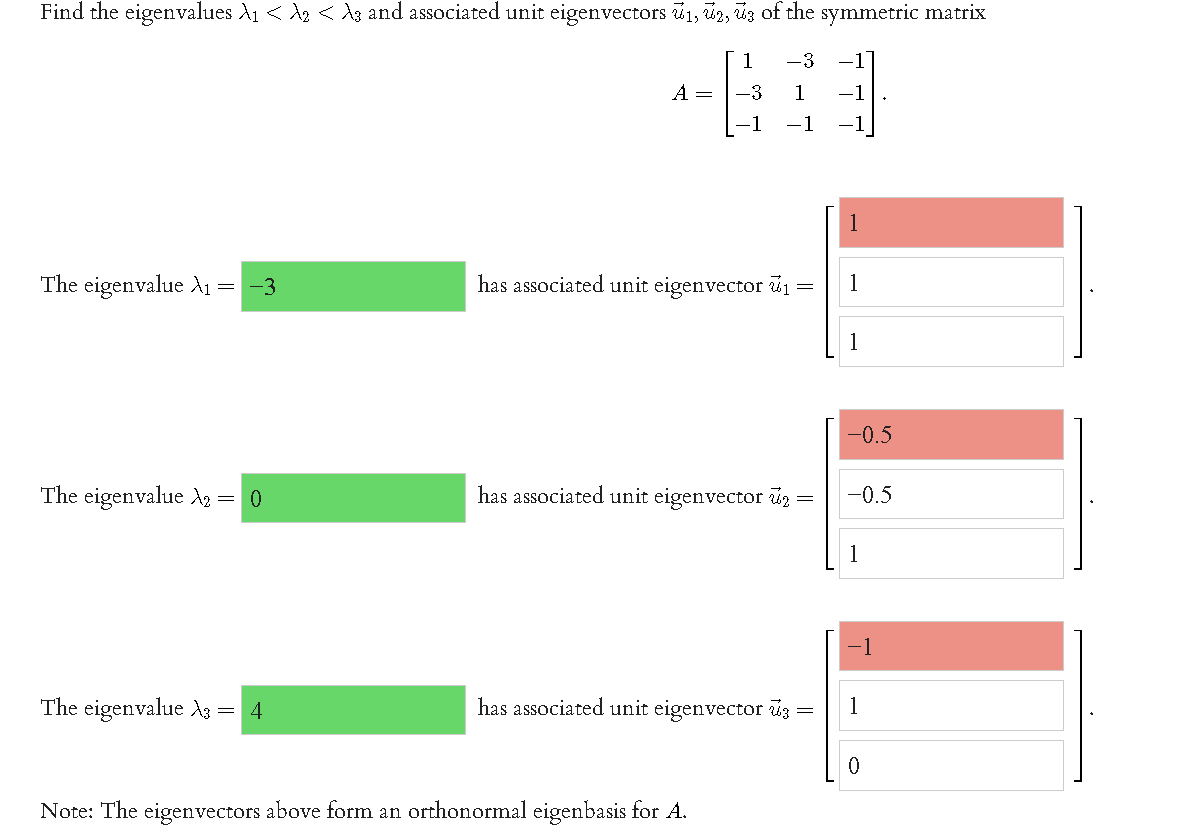 Solved Find The Eigenvalues λ1 8368