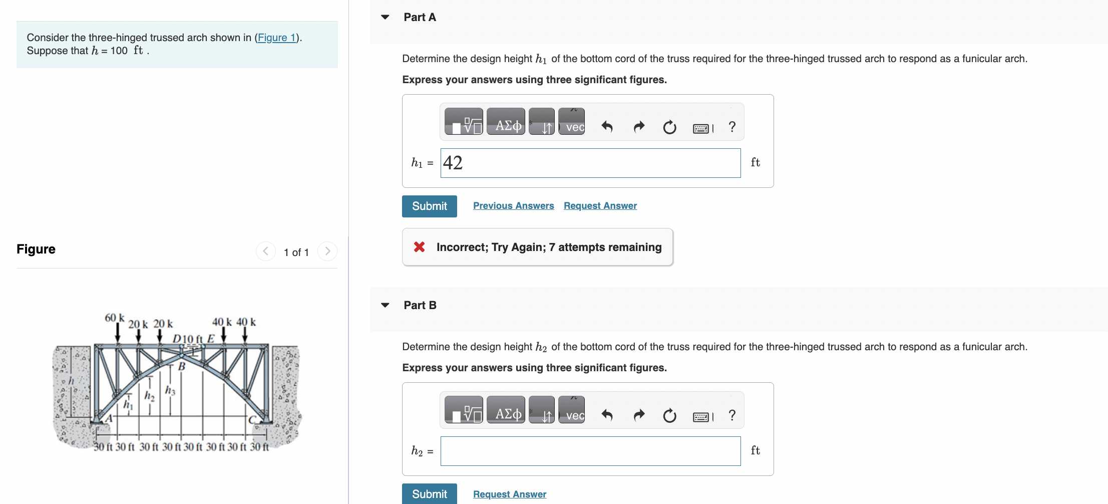 [Solved]: Please solve for H1,H2, and H3 Consider the three