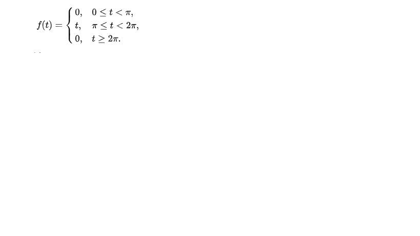 Solved Use the Laplace transform to find the solution to the | Chegg.com