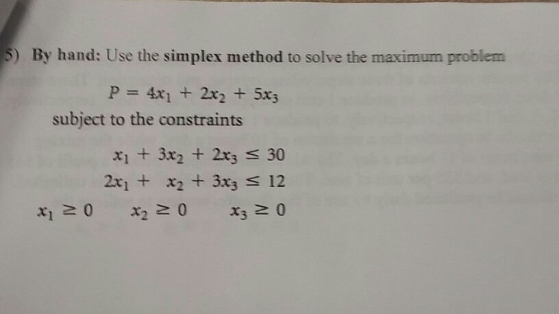 Solved duality given minimum problem C=2x1 + 3X2 + 4x3 using | Chegg.com