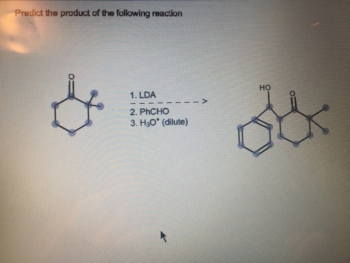 Solved Predict the product of the following reaction | Chegg.com