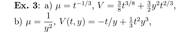 Solved Find integral factors for each differential equation | Chegg.com