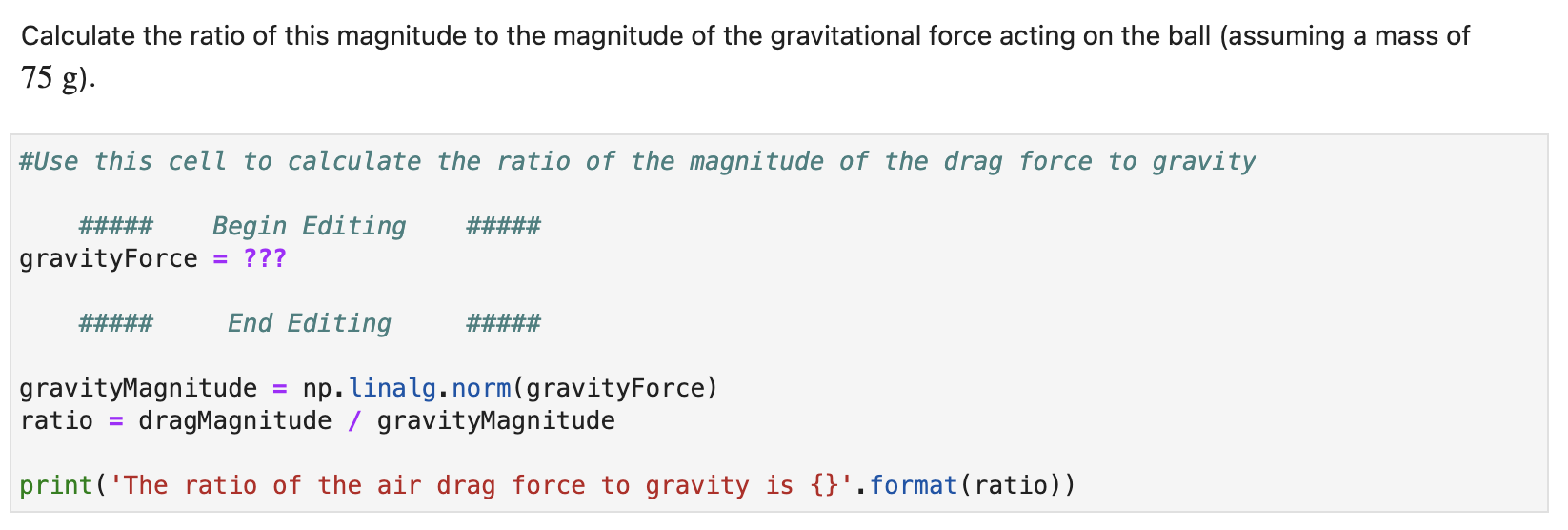 Solved Calculate the ratio of this magnitude to the | Chegg.com