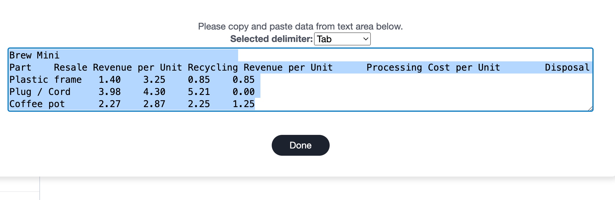 Solved Revenue retrieval for Brew Master =$ (round your | Chegg.com