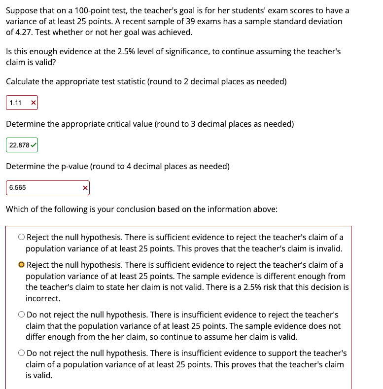 Solved Suppose that on a 100-point test, the teacher's goal | Chegg.com