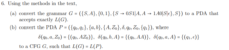 Solved Using the methods in the text, (a) convert the | Chegg.com