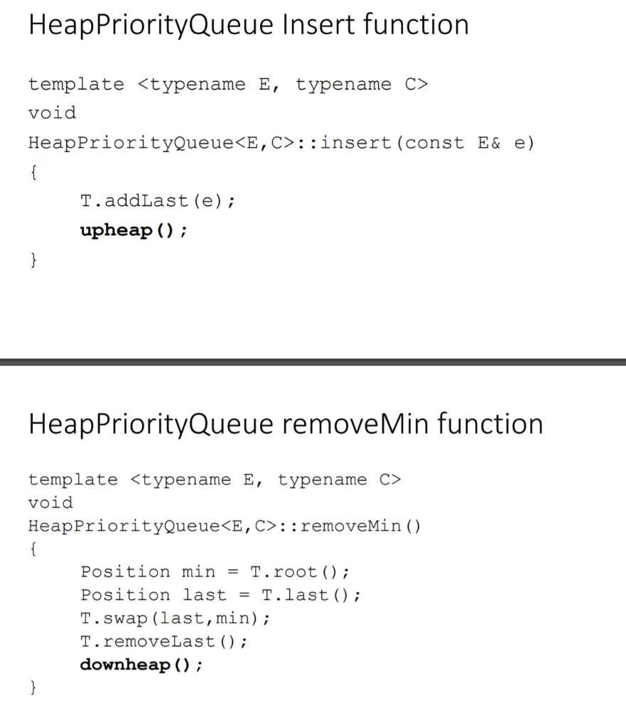 2. Implement priority-based Heapsort as learned in | Chegg.com