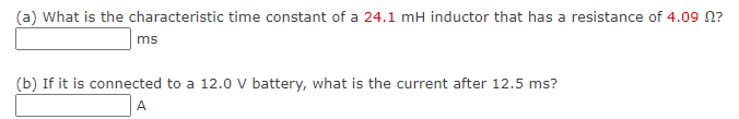 Solved (a) ﻿What is the characteristic time constant of a | Chegg.com