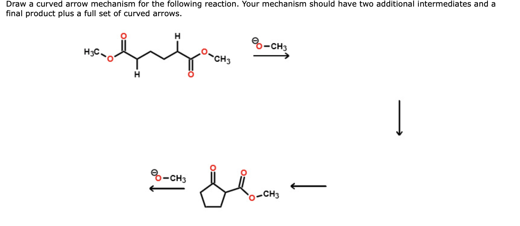 Solved Draw a curved arrow mechanism for the following | Chegg.com