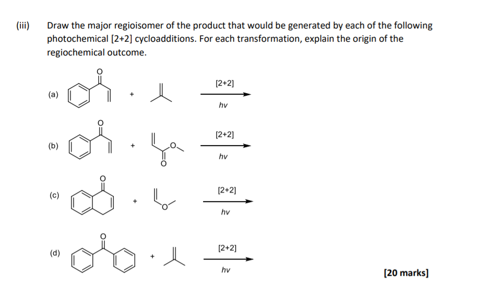 Solved (iii) Draw the major regioisomer of the product that | Chegg.com