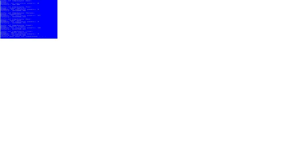 Write A Program To Test The Class Employee And 