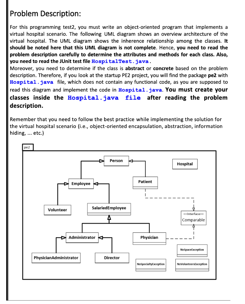 Solved Problem Description: For this programming test2, you | Chegg.com