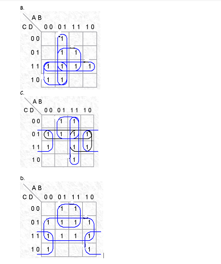 Solved 7. Give the number of prime implicants (PI), number | Chegg.com