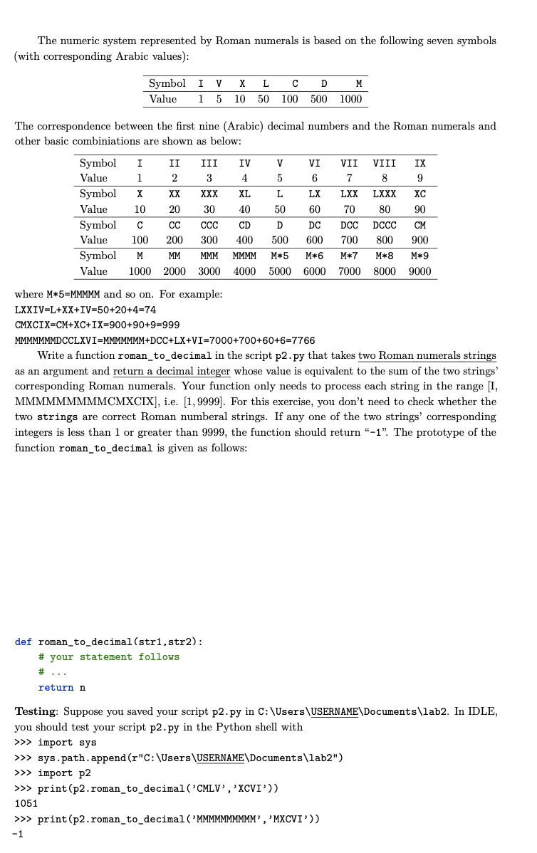 Solved Pyhton is the programming language to be used. Please | Chegg.com