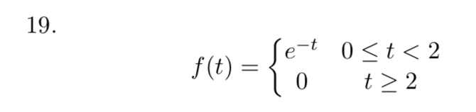 Solved Graph the function and express f (t) in terms of unit | Chegg.com