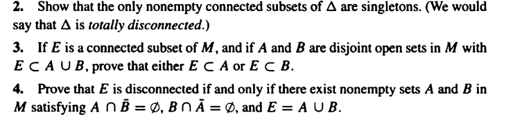 Solved 2. Show that the only nonempty connected subsets of A | Chegg.com