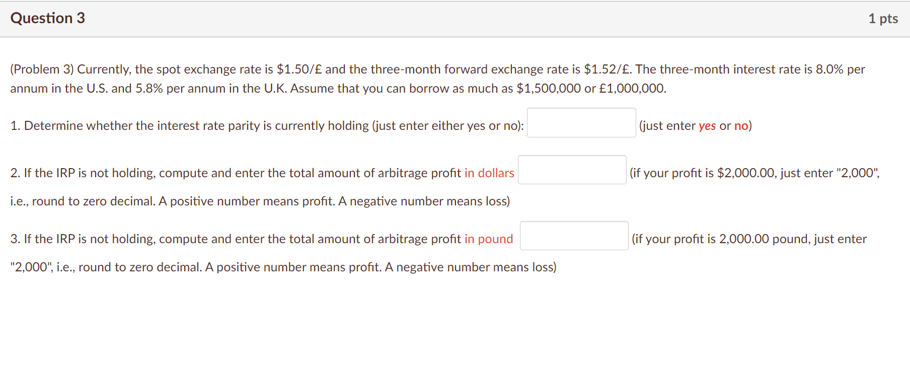 Solved (Problem 3) Currently, the spot exchange rate is | Chegg.com