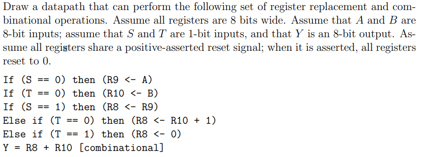 Solved Digital Logic - Register-Transfer Level (RTL) | Chegg.com
